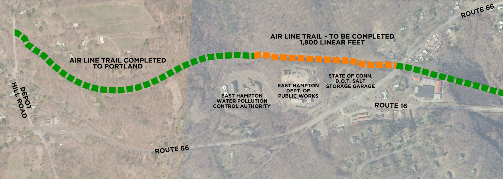 Progress on Air Line Trail | The Jonah Center For Earth & Art